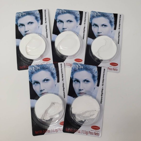 Goodmark | Makeup | 5 Packs Of White Grease Makeup Clown Makeup Face ...